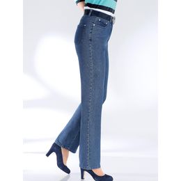 5-Pocket-Jeans Casual Looks Gr. 44, Normalgrößen, blau (blue, stone, washed) Damen Jeans 5-Pocket-Jeans Bestseller