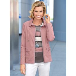 Shirtjacke Casual Looks "Shirtjacke" Gr. 52, lila (hortensie) Damen Shirts Jersey