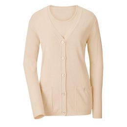 Strickpullover CLASSIC "Twinset" Gr. 54, beige Damen Pullover Twinset Twinsets