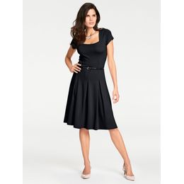 Jerseykleid Heine "Jersey-Kleid" Gr. 34, Normalgrößen, schwarz Damen Kleider Freizeitkleider