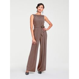 Overall Heine Gr. 34, Normalgrößen, grau (taupe) Damen Overalls Abiballkleider Bestseller