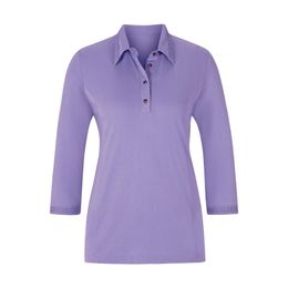 Poloshirt CLASSIC "Shirt" Gr. 52, lila (lavendel) Damen Shirts Jersey