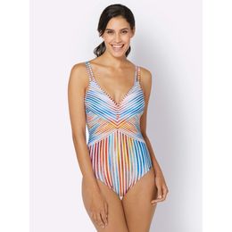 Badeanzug Sunflair Gr. 40, Cup C, bunt (bunt, gestreift) Damen Badeanzüge Ocean Blue