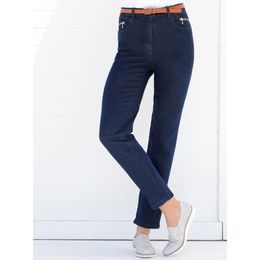 5-Pocket-Jeans Casual Looks Gr. 48, Normalgrößen, blau (dark blue) Damen Jeans 5-Pocket-Jeans