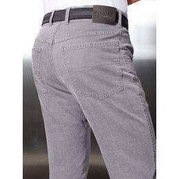 5-Pocket-Jeans Gr. 24, Unterbauchgrößen, grau (hellgrau) Herren Jeans Hosen