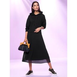 Jerseykleid Heine "Jersey-Kleid" Gr. 40, Normalgrößen, schwarz Damen Kleider Freizeitkleider