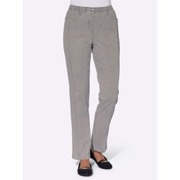 Bequeme Jeans Casual Looks Gr. 42, Normalgrößen, grau (grey denim) Damen Jeans