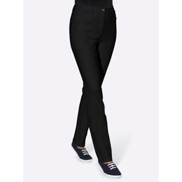 5-Pocket-Jeans COSMA Gr. 20, Kurzgrößen, schwarz Damen Jeans 5-Pocket-Jeans