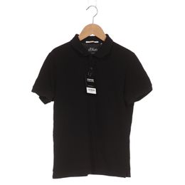 s.Oliver Herren Poloshirt, schwarz, Gr. 46