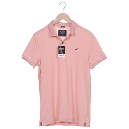Hollister Herren Poloshirt, pink