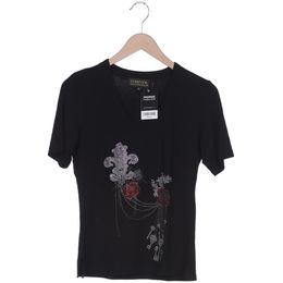 Pompoos Damen T-Shirt, schwarz, Gr. 34