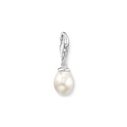 Thomas Sabo Charm-Anhänger weiße Perle Silber