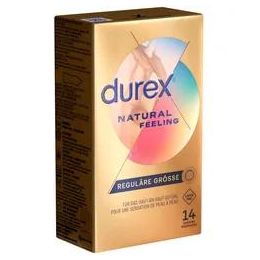 Durex «Natural Feeling» latexfreie Markenkondome mit Easy-OnTM-Form (14 Kondome)