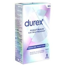 Durex «Hautnah Extra Feucht» feuchte und hauchzarte Markenkondome (8 Kondome)