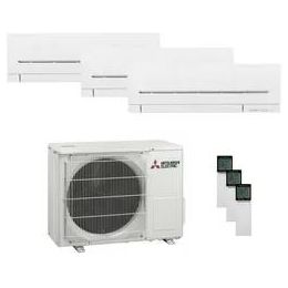 Mitsubishi MultiSplit Trio Wandgeräte Standard 3x MSZ-AP20 + MXZ-3F68 | 3x 2 kW - Weiß