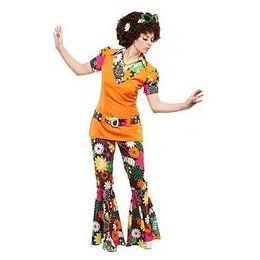 buttinette Hippie-Kostüm "Flower Power" für Damen