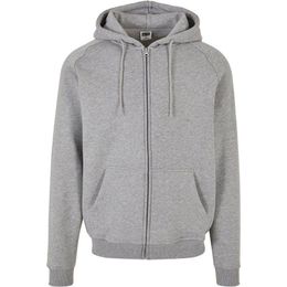 Urban Classics Sweatjacke Urban Classics Herren Zip Hoody (1-tlg), grau