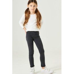 Garcia Jeansjeggings Jessy mit verstellbarem Bund, grau