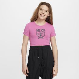 Nike Sportswear Grafik-T-Shirt für ältere Kinder (Mädchen) - Rot