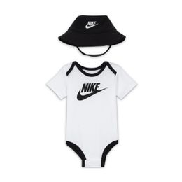 Nike Set aus Body und Mütze für Babys - Weiß