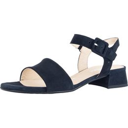 Gabor® Sandaletten, Komfortweite G, Leder, für Damen, blau, 37.5