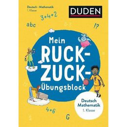 Mein Ruckzuck-Übungsblock Deutsch/Mathe 1. Klasse - Claudia Fahlbusch, Kartoniert (TB)