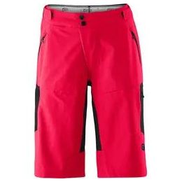 Radhose Gonso "CASINA" Gr. 48, Normalgrößen, pink (neonpink) Damen Hosen Bike-Shorts, Fahrradhose, Sitzpolster und Taschen, Bund flexibel