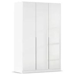 Drehtürenschrank Rauch "Kleiderschrank Kleiderschränke Schrank Garderobe AGORDO mit Glasfront" Schränke Gr. B/H/T: 136cm x 210cm x 54cm, 3 St., weiß (alpinweiß) durchdachte Innenausstattung, in 6 Breiten und 2 Höhen MADE IN GERMANY