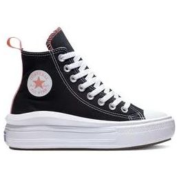 Plateausneaker CONVERSE "CHUCK TAYLOR ALL STAR MOVE CANVAS PLATFORM HI" Gr. 37, schwarz-weiß (schwarz, weiß) Schuhe Sneaker