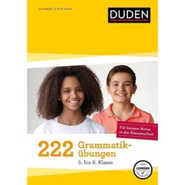 DUDEN 222 Grammatikübungen - 5. bis 8. Klasse - Werner Braukmann, Johannes Greving, Claudia Fahlbusch, Kartoniert (TB)