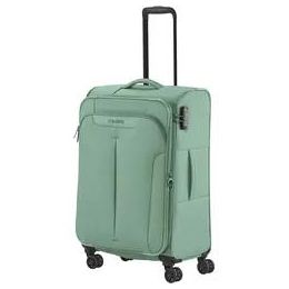 Travelite Reisekoffer Croatia Trolley 67 cm 4 Rollen 61 l - Grün