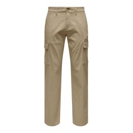 Only & Sons ONLY & SONS Cargohose ONSEDGE-ED CARGO LOOSE PANT, beige