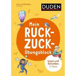 DUDEN Mein Ruckzuck-Übungsblock Lesen und schreiben 2. Klasse - Claudia Fahlbusch, Kartoniert (TB)