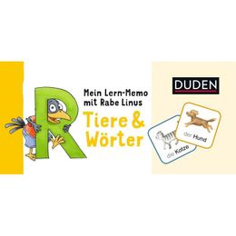 Mein Lern-Memo mit Rabe Linus - Tiere & Wörter VE/3 - Dorothee Raab,