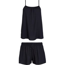 Tommy Hilfiger Shorty, Lochstickerei, für Damen, blau, M