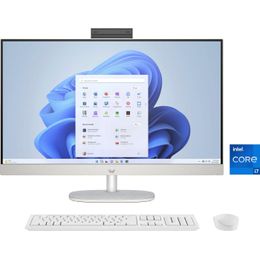 HP 27-cr0008ng All-in-One PC (27 Zoll, Intel Core i7 1355U, Iris® Xe Graphics, 16 GB RAM, 1000 GB SSD), weiß