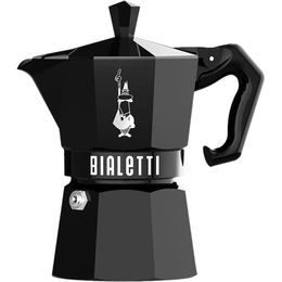 Bialetti Espressokocher, 130 ml, schwarz