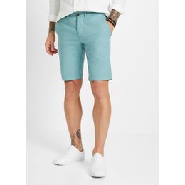 bonprix Chino-Bermuda Regular Fit, blau, mit Baumwolle