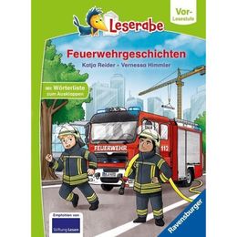 RAVENSBURGER VERLAG Feuerwehrgeschichten - Leserabe ab Vorschule - Erstlesebuch für Kinder ab 5 Jahren - Katja Reider, Gebunden