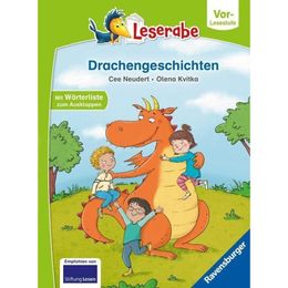 RAVENSBURGER VERLAG Drachengeschichten - Leserabe ab Vorschule - Erstlesebuch für Kinder ab 5 Jahren - Cee Neudert, Gebunden