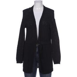 Madeleine Mode Madeleine Damen Strickjacke, schwarz, Gr. 36