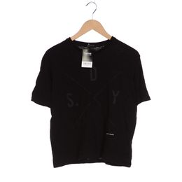 Superdry Damen T-Shirt, schwarz, Gr. 36
