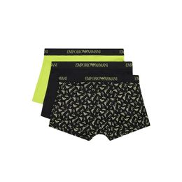 Emporio Armani Boxer shorts male Green, Black size M