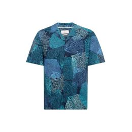 s.Oliver Button Up Shirt male Blue size XL