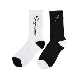Mister Tee Socken 'Zodiac' Damen Gr&ouml;&szlig;e 43/46 schwarz / wei&szlig;