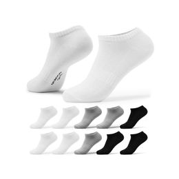 Occulto Sneaker Socken 'Diana' Damen Gr&ouml;&szlig;e 35/38 grau / schwarz / wei&szlig;