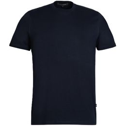 Roy Robson T-Shirt, Label, für Herren, blau, L