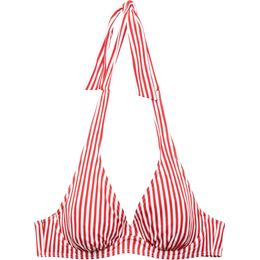 Esprit Silvance Beach Neckholder-Bikini, Bügel, für Damen, rot, 46C