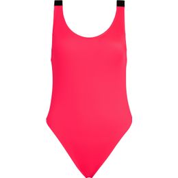 Calvin Klein Badeanzug "Intense Power", breite Träger, tiefer Rückenauschnitt, für Damen, pink, M