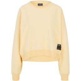 Venice Beach Sport-Sweatshirt "Anisa", Mini-Print, für Damen, gelb, M